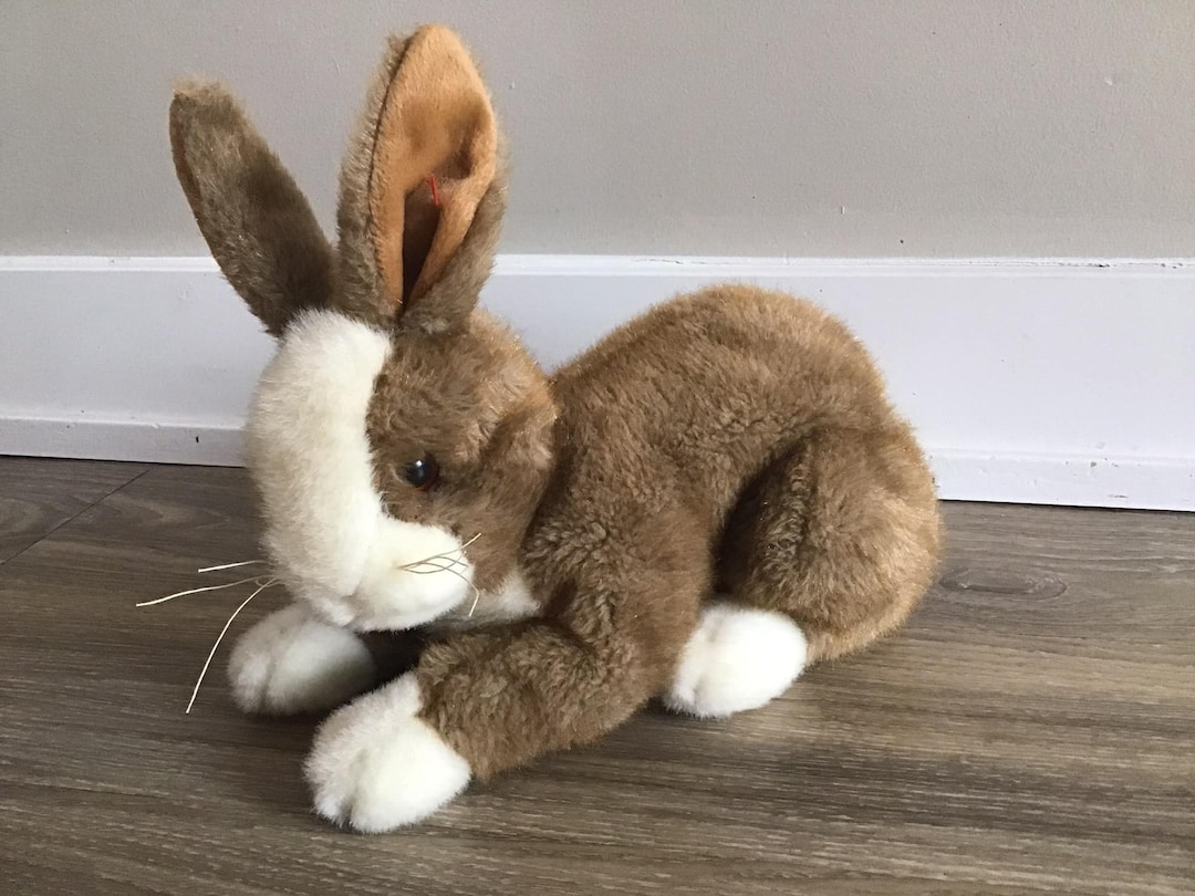 Ty Vintage Realistic Bunny Rabbit Stuffed Animal Plush Toy 13 - Etsy