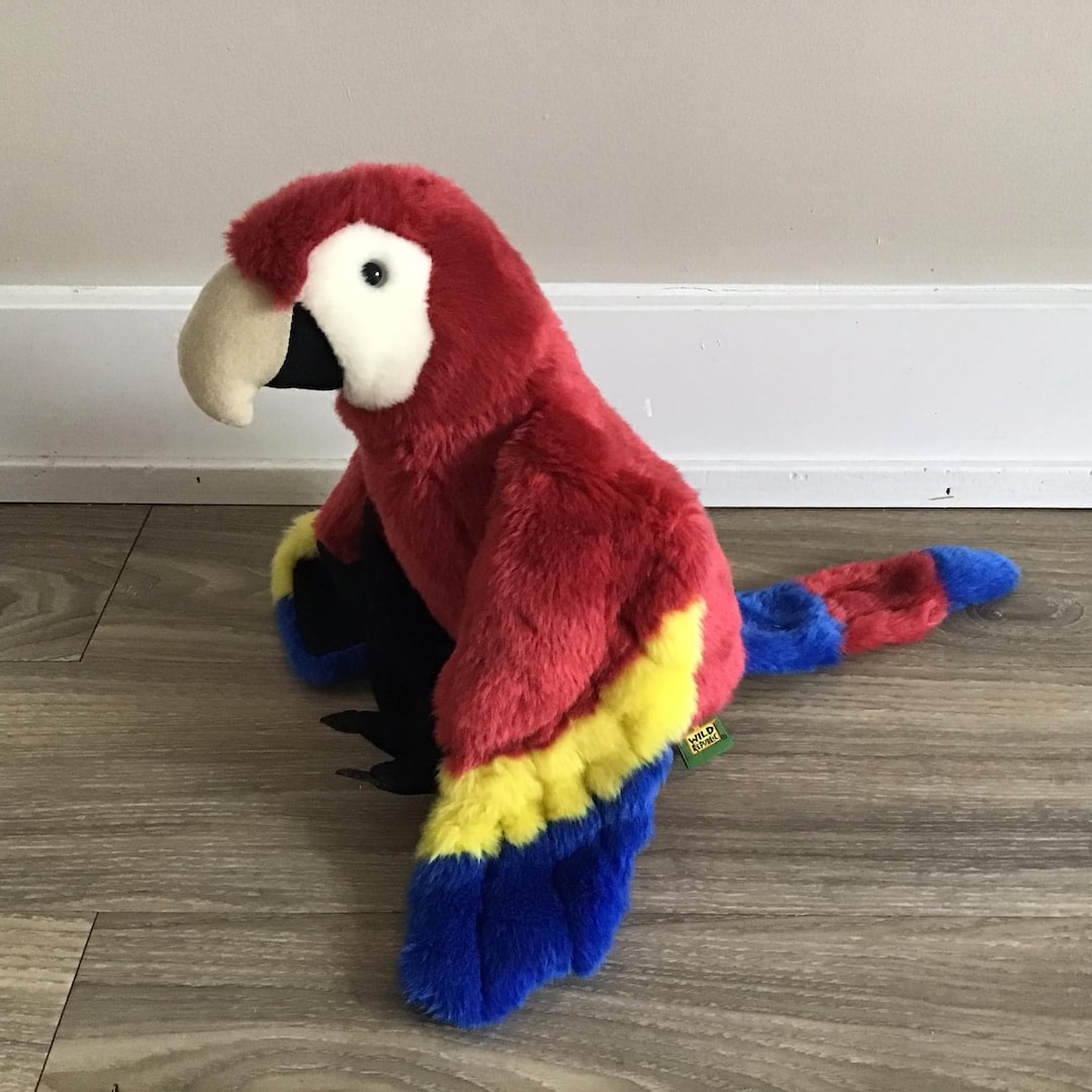 Wild Republic Parrot Stuffed Animal Plush Toy 12" - Etsy