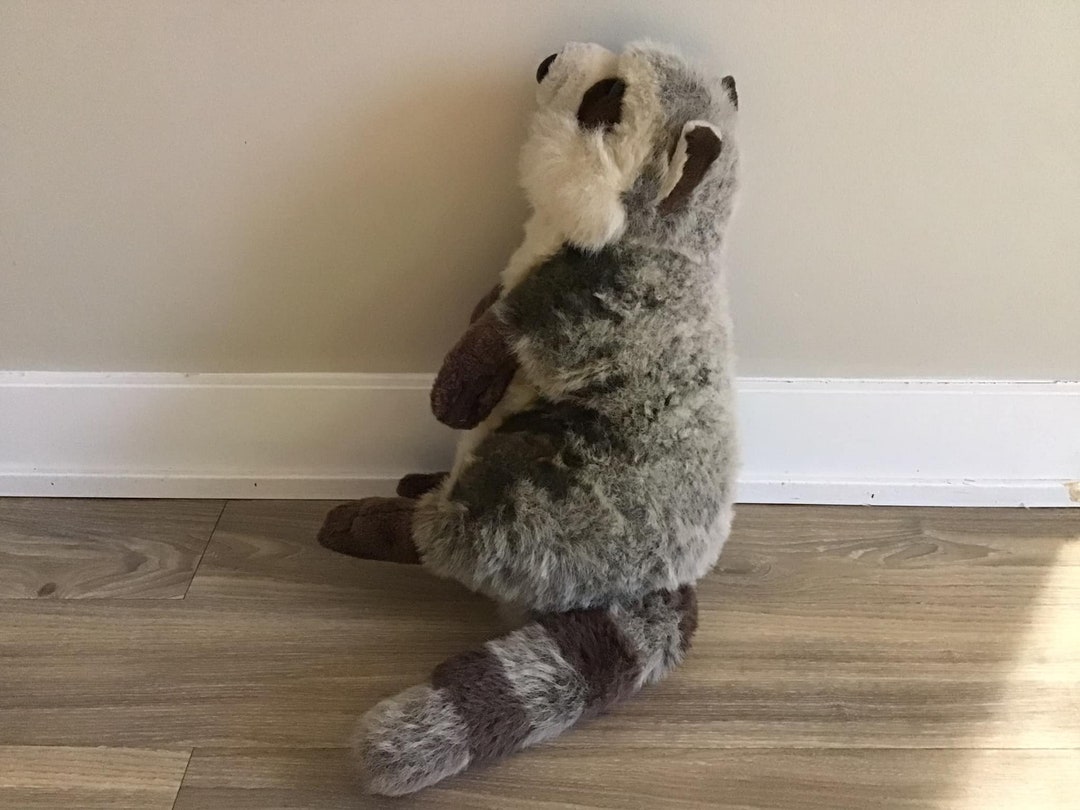 Bravo Realistic Raccoon Stuffed Animal Plush Toy 18" - Etsy