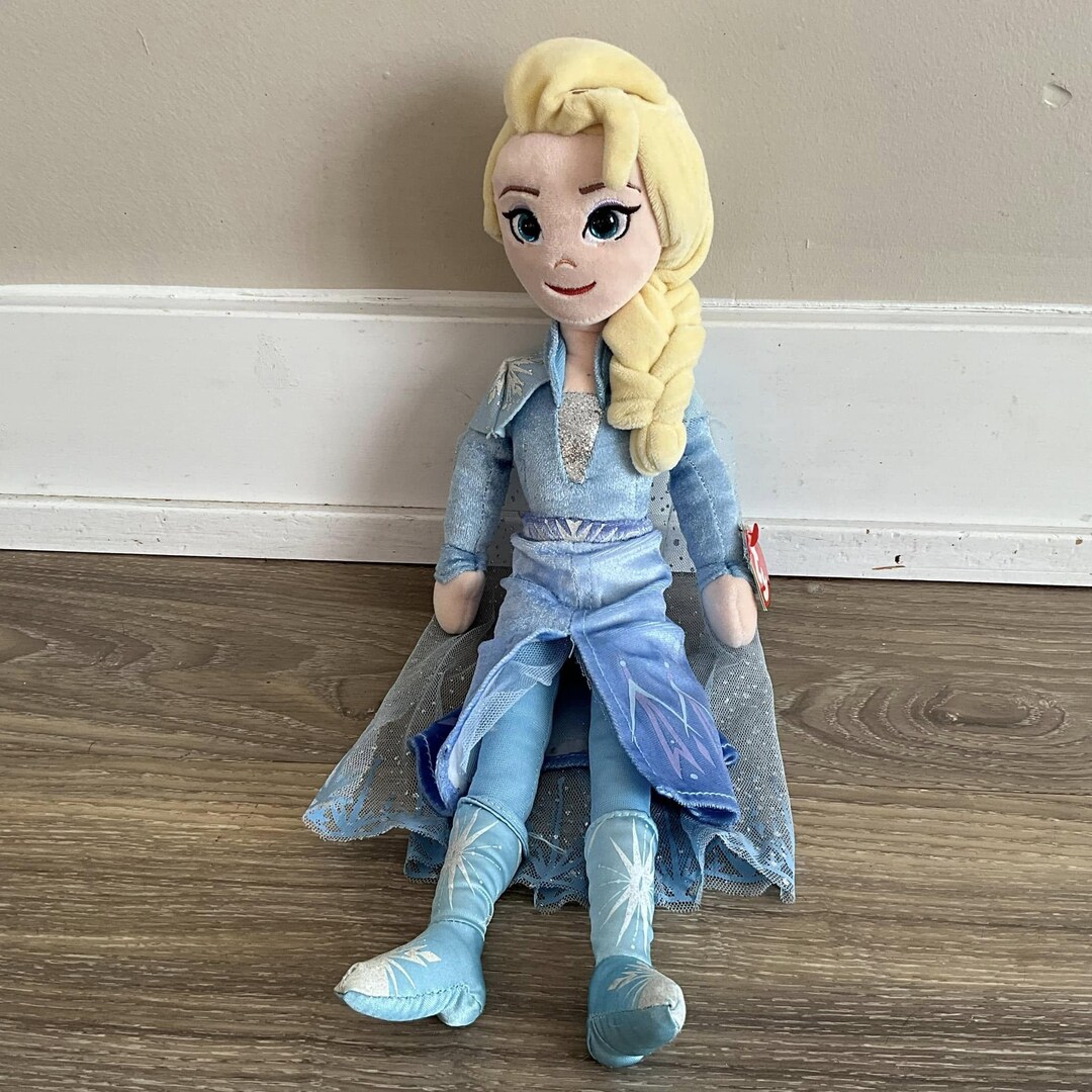TY Beanie Disney Frozen ~ ELSA Sparkle Plush Doll - Etsy