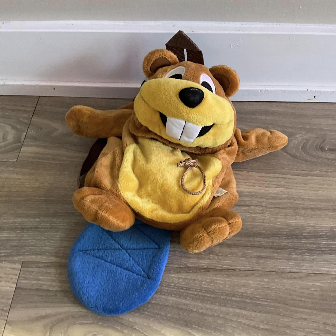 Cute Stuffed Canada Beaver Plush Backpack Toy 14" - Etsy