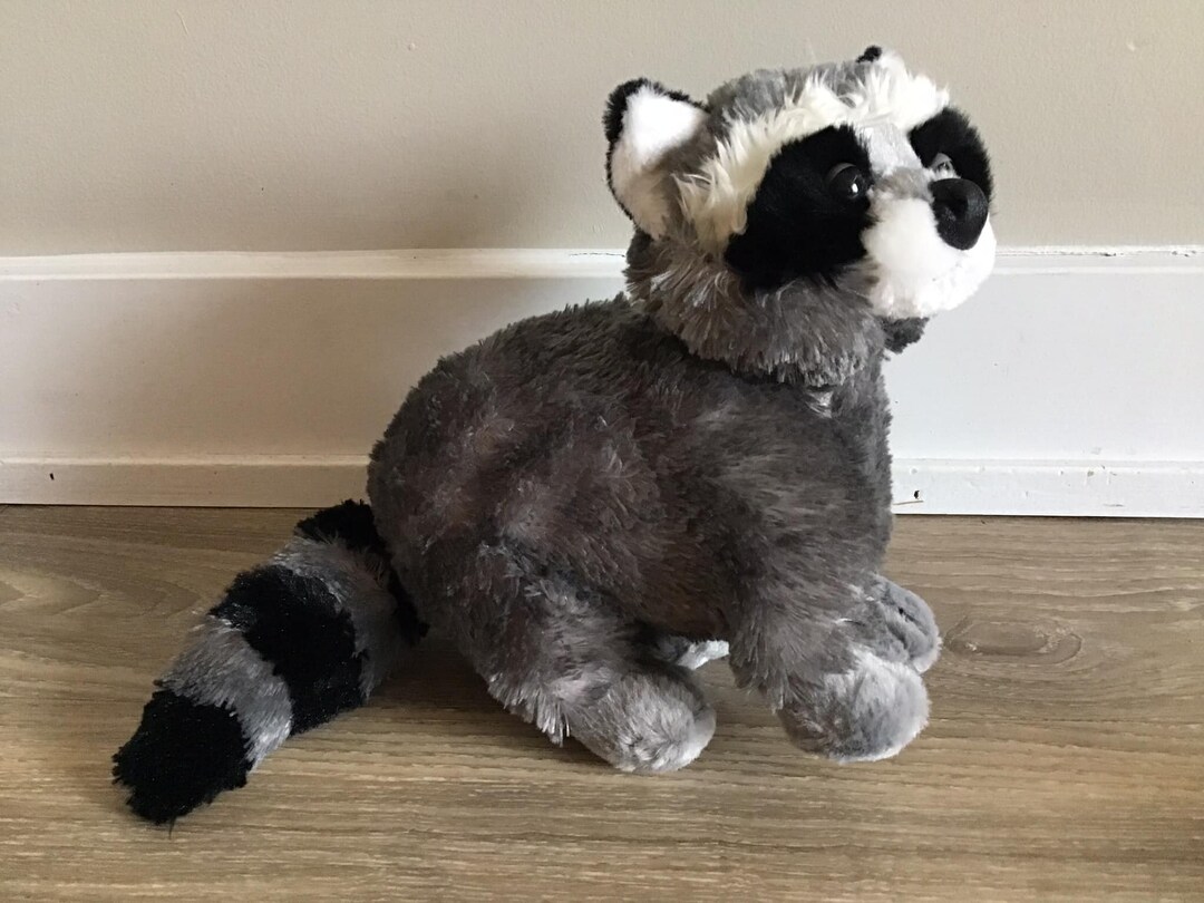 Aurora Realistic Raccoon Stuffed Animal Plush Toy 10.5" - Etsy