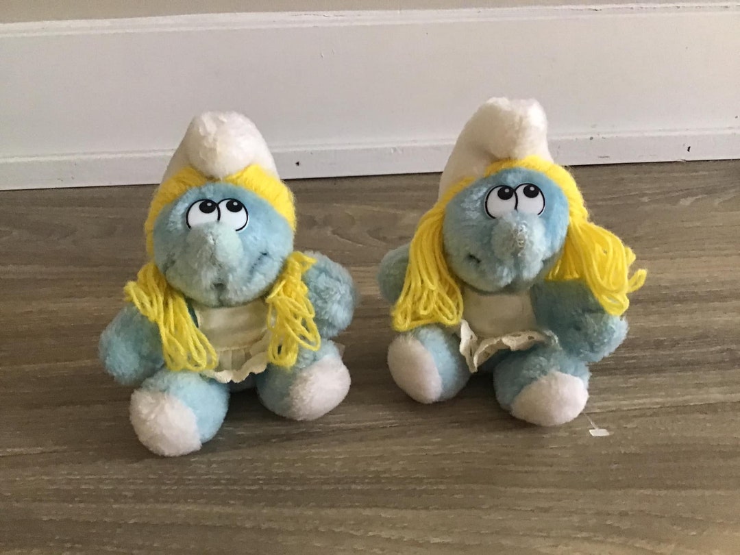 The Smurfs Smurfette Stuffed Plush Toy 5.5" - Price is for One Plush - Etsy