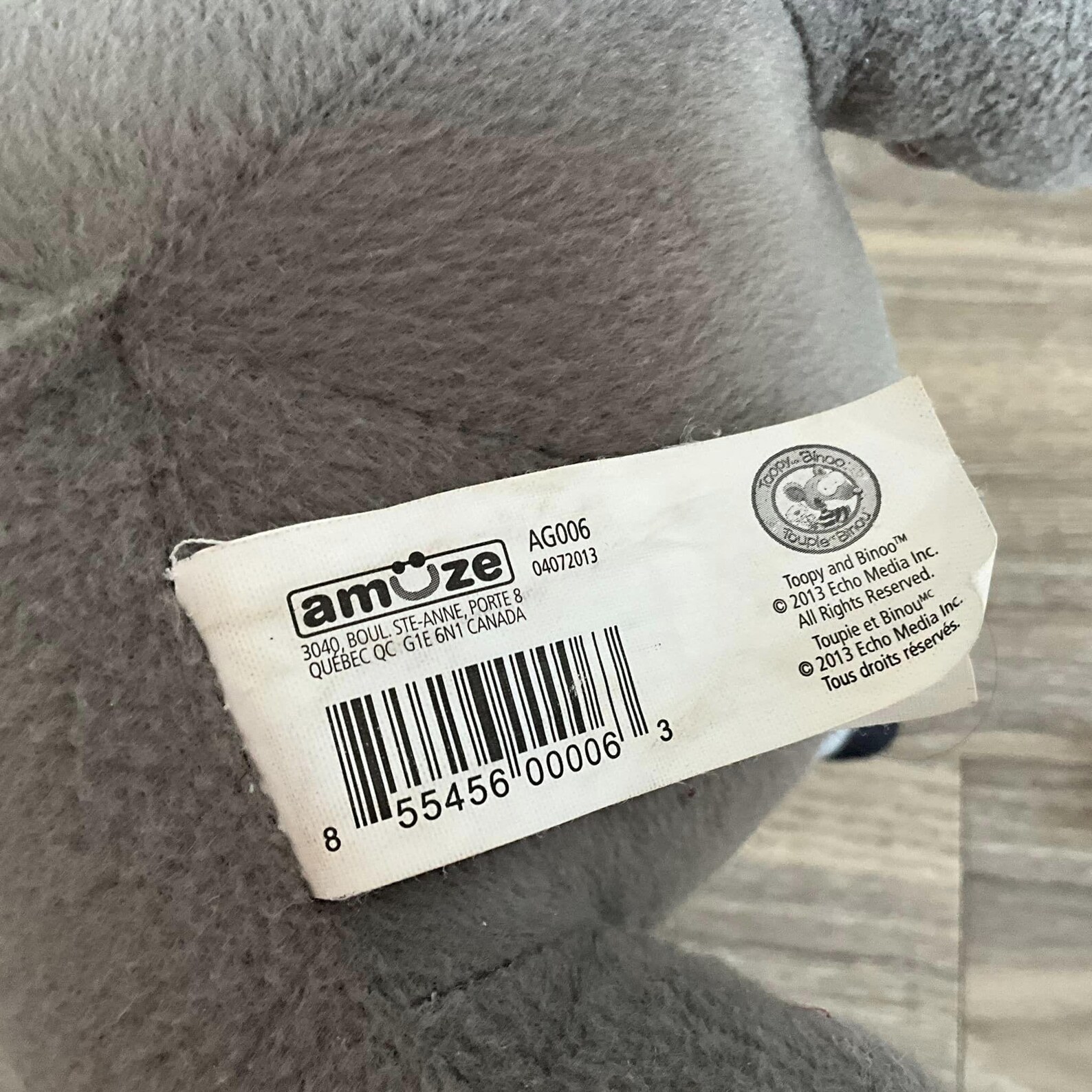 Toopy the Mouse Stuffed Animal Plush Toy 9.5" - Etsy