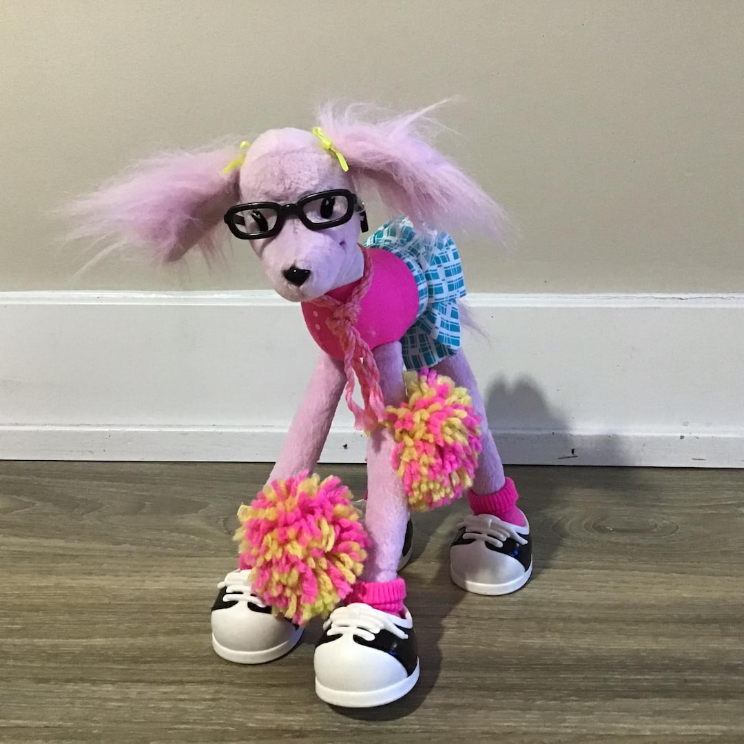 Barbie Dog Pose a Pet Cheerleader Poodle Stuffed Animal Plush Toy 11 ...