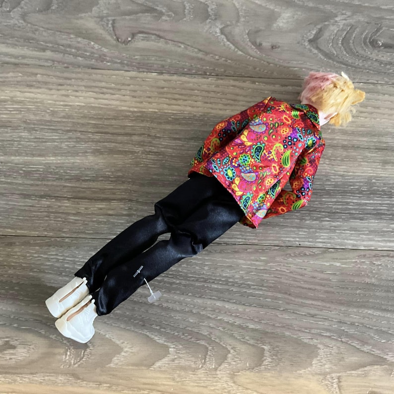 BTS Idol Doll Blonde Pink Hair Red Fruit Jacket Stuffed Doll Plush Toy ...