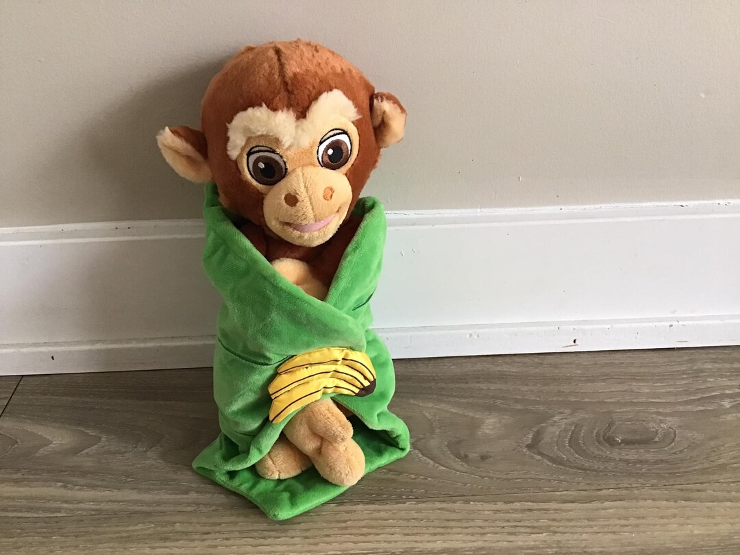 Disney Tarzan Baby Monkey Wrapped Stuffed Animal Plush Toy 12" - Etsy