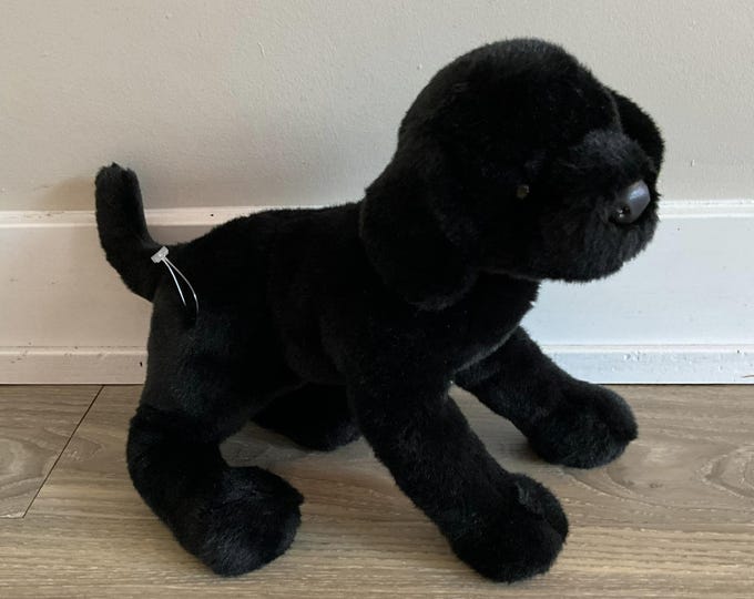 Douglas Black Labrador Stuffed Animal Plush Toy 13" - Etsy