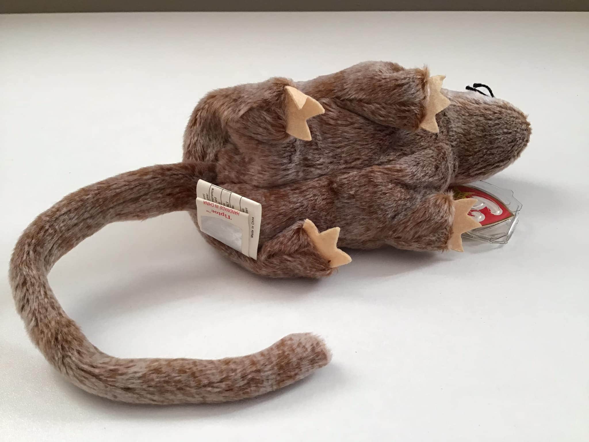 Ty Beanie Babies Tiptoe the Rat Stuffed Animal Plush Toy - Etsy