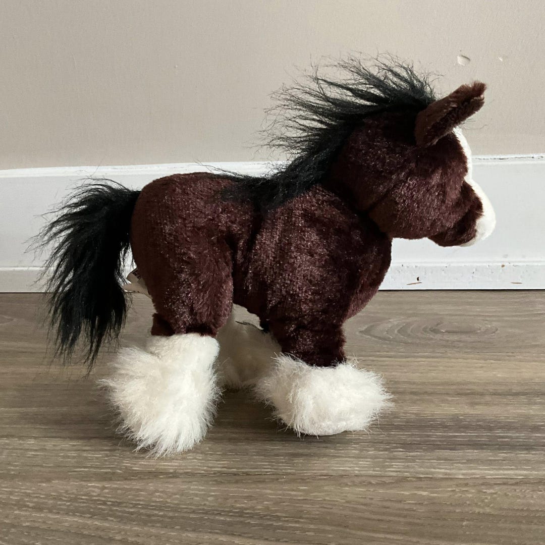 Vintage Ganz Webkinz Clydesdale Horse Plush 8" Stuffed Animal Toy - Etsy