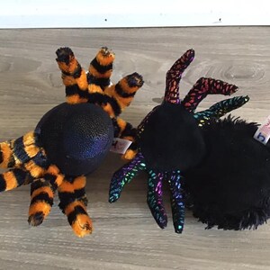 Ty Beanie Boos Leggz and Cobs the Spiders Stuffed Animals Plush Toys 6. ...