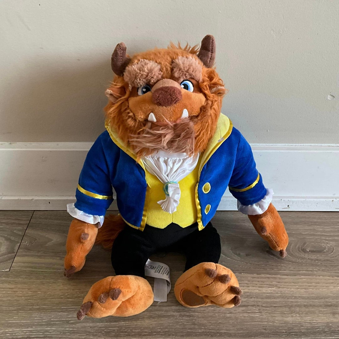 DISNEY Beauty and the Beast Medium Soft Toy Cuddly Beast Plush Toy. - Etsy