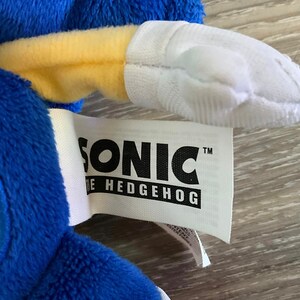 Sonic the Hedgehog Stuffed Animal Plush Toy 9" - Etsy