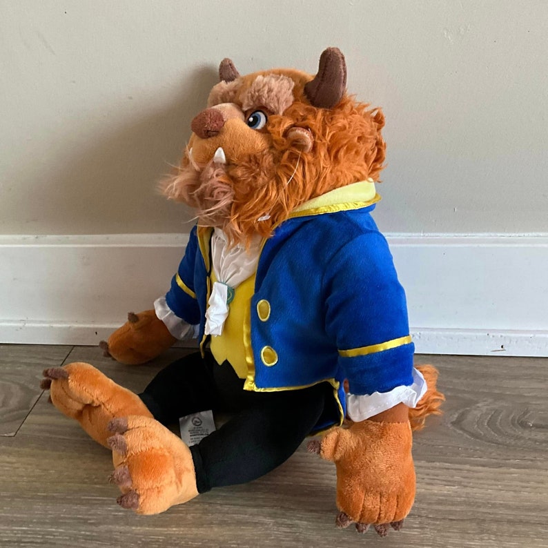 DISNEY Beauty and the Beast Medium Soft Toy Cuddly Beast Plush Toy. - Etsy