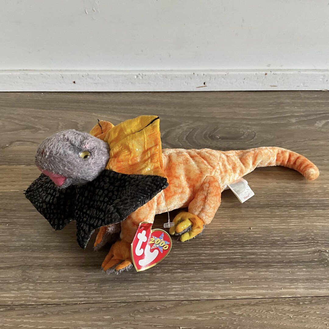 Vintage TY "slayer" the Lizard (2000) Beanie Baby - Etsy