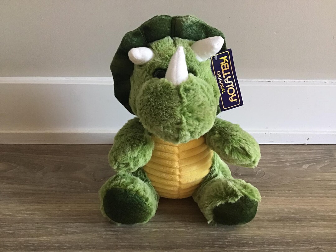 Kelly Toys Triceratops Stuffed Animal Plush Toy 10" - Etsy