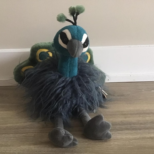 Peacock Stuffed Toy - Etsy