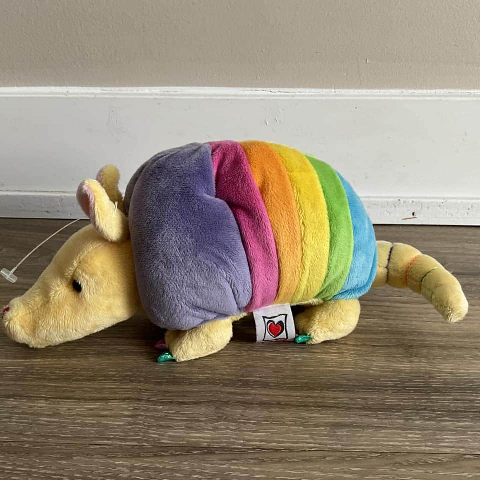 Ganz Webkinz Rainbow Armadillo Plush - Etsy