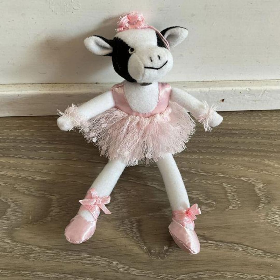 Russ Berrie Ballerina Cow Stuffed Animal Plush Toy 6 - Etsy