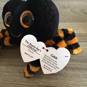 Ty Beanie Boos Leggz and Cobs the Spiders Stuffed Animals Plush Toys 6. ...