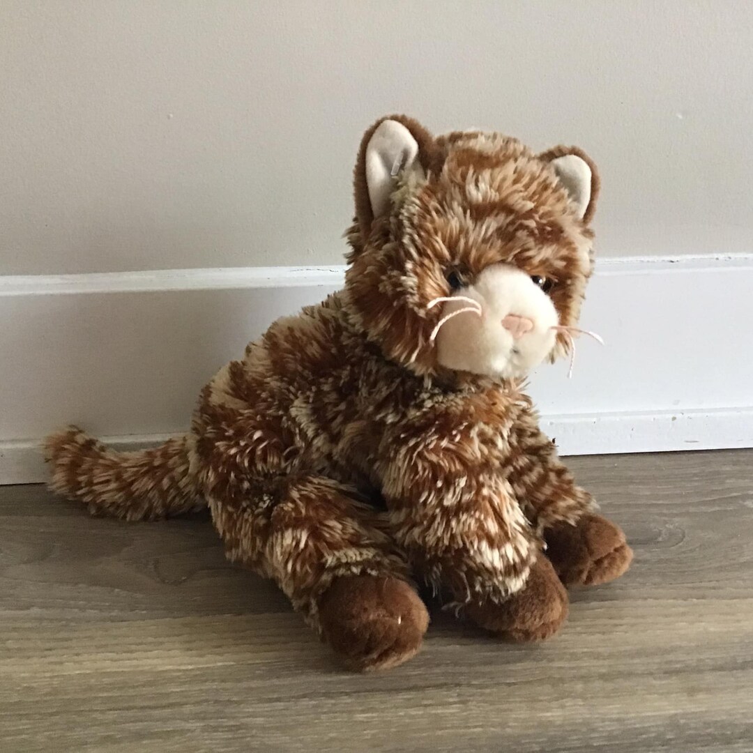 Ty Tabby Cat Stuffed Animal Plush Toy 10" - Etsy