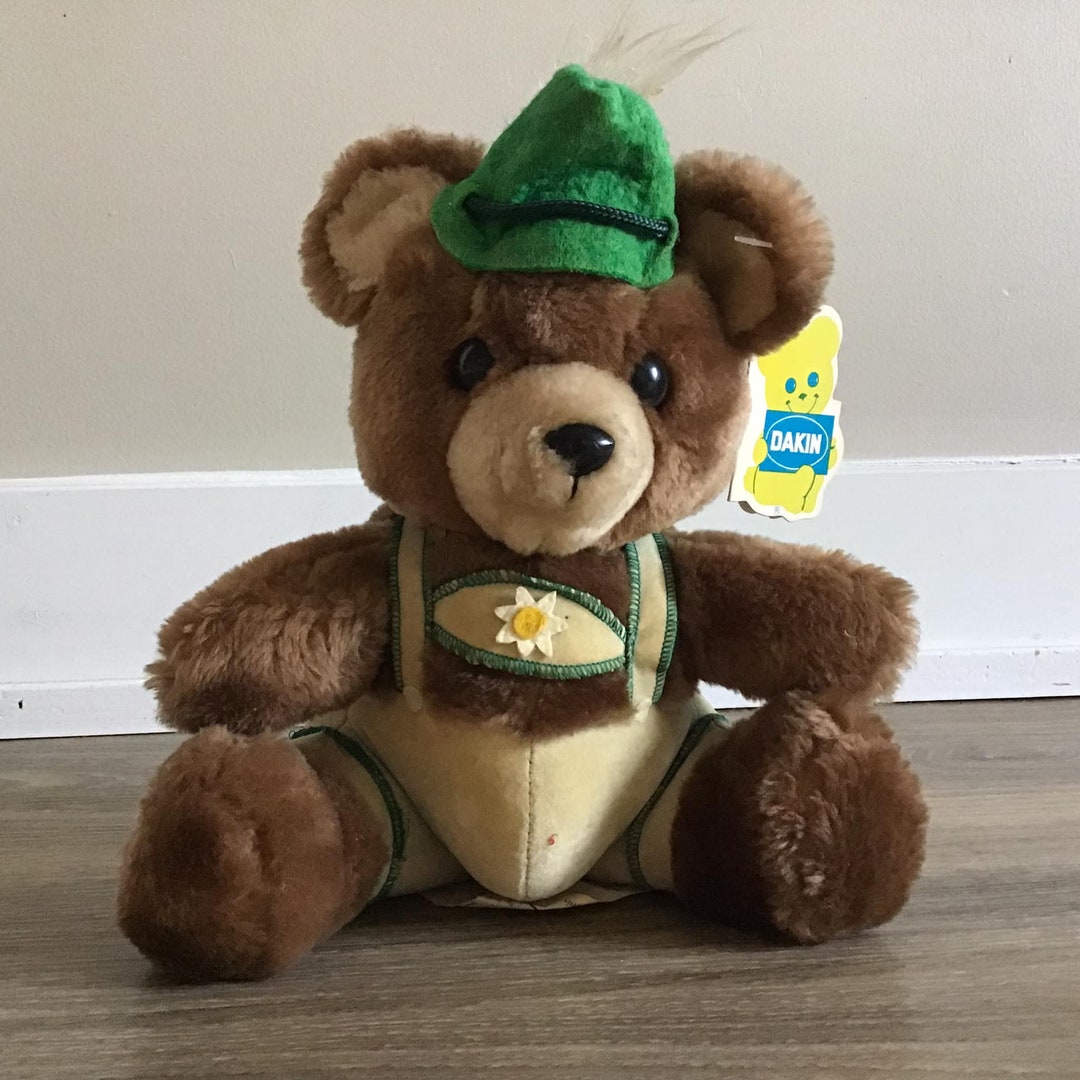 Dakin Cute Teddy Bear Stuffed Animal Plush Toy 10.5" - Etsy