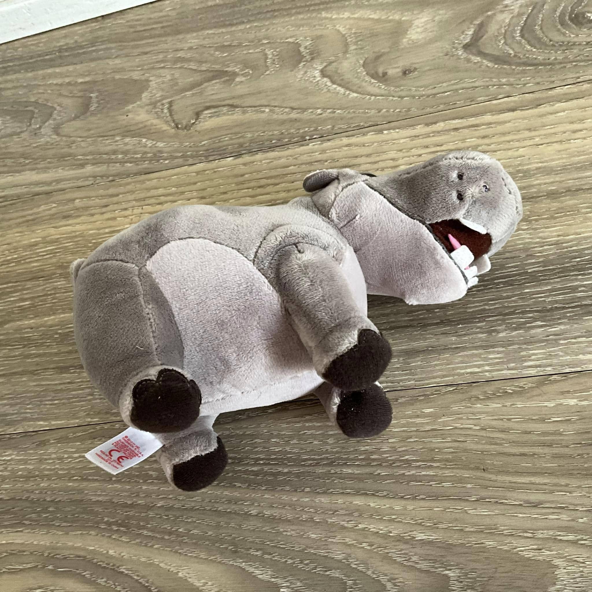 TY Disney Lion Guard Beshte Hippo Plush Beanie Baby Boo Glitter Eyes 8 ...