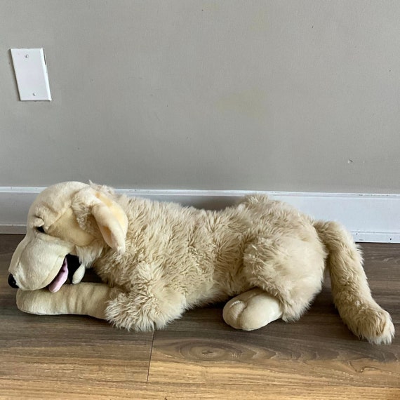 Large yellow lab stuffed animal store