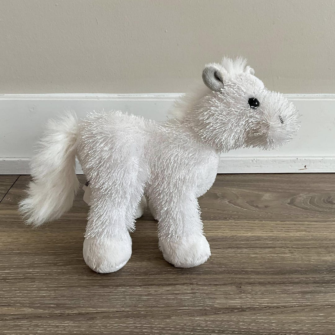 Webkinz Ganz White Horse Plush Stuffed Animal - Etsy