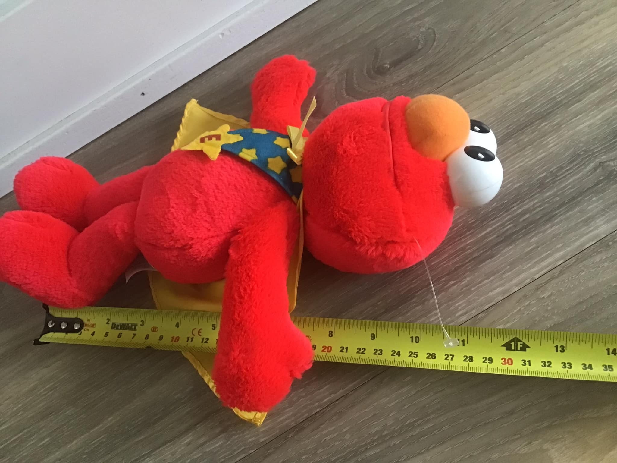 Tyco Super Elmo Sesame Street Plush Soft Toy Stuffed Animal - Etsy