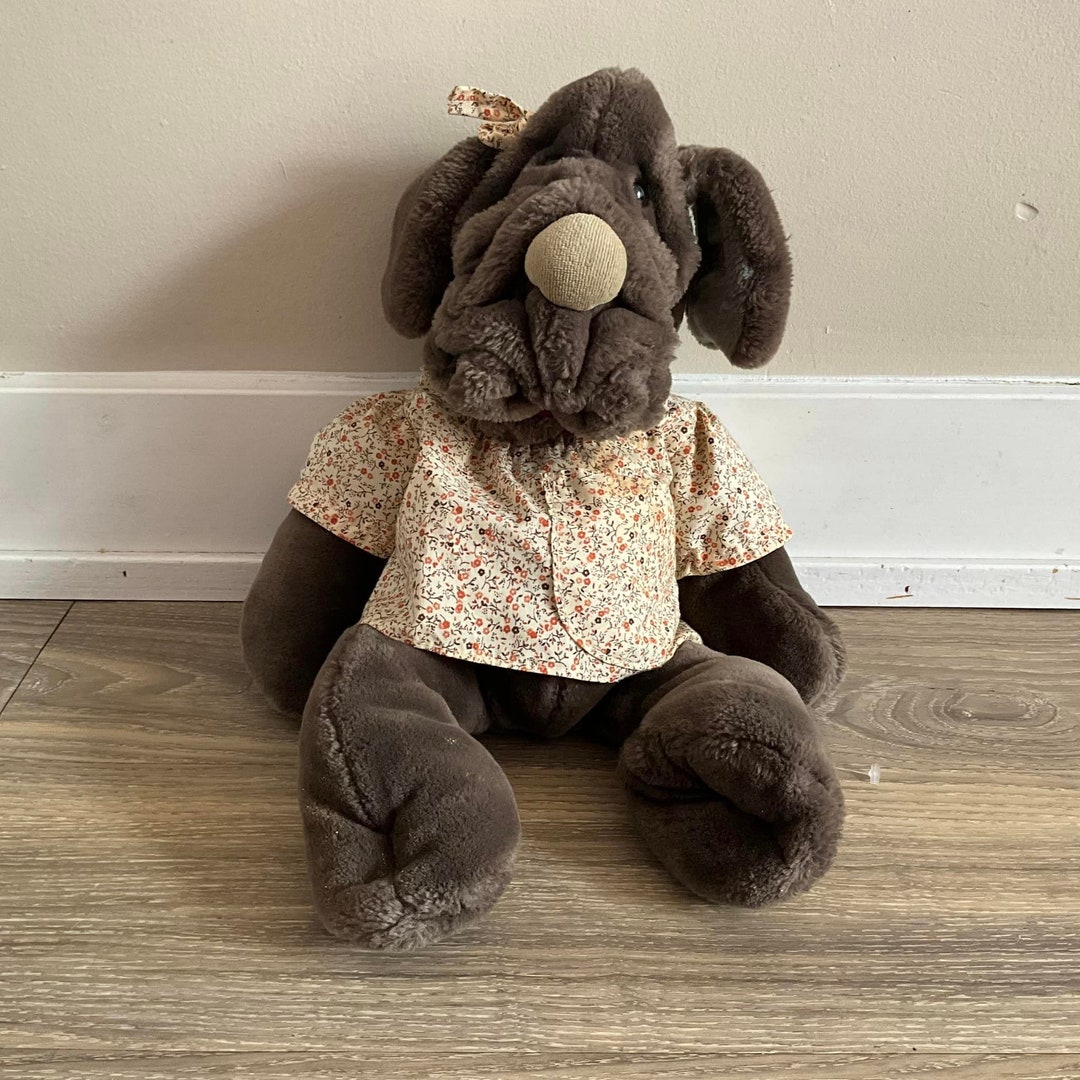 Ganz Wrinkles the Dog Stuffed Animal Plush Toy 18" - Etsy