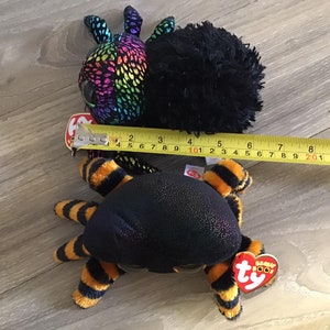 Ty Beanie Boos Leggz and Cobs the Spiders Stuffed Animals Plush Toys 6. ...