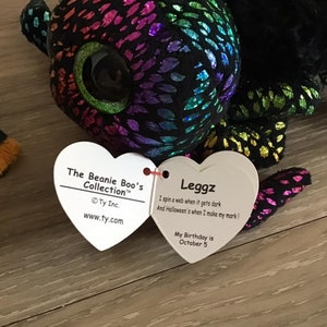 Ty Beanie Boos Leggz and Cobs the Spiders Stuffed Animals Plush Toys 6. ...