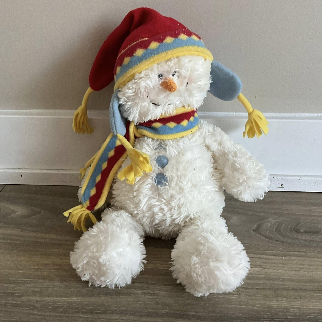 Snowman Gund Icy Plush Winter Christmas Gift Idea Soft Toy - Etsy