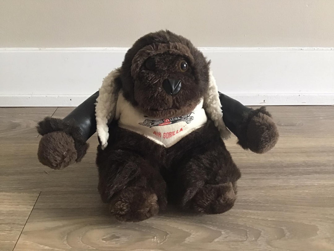 Air Gorilla Pilot Stuffed Animal Plush Toy 8" - Etsy