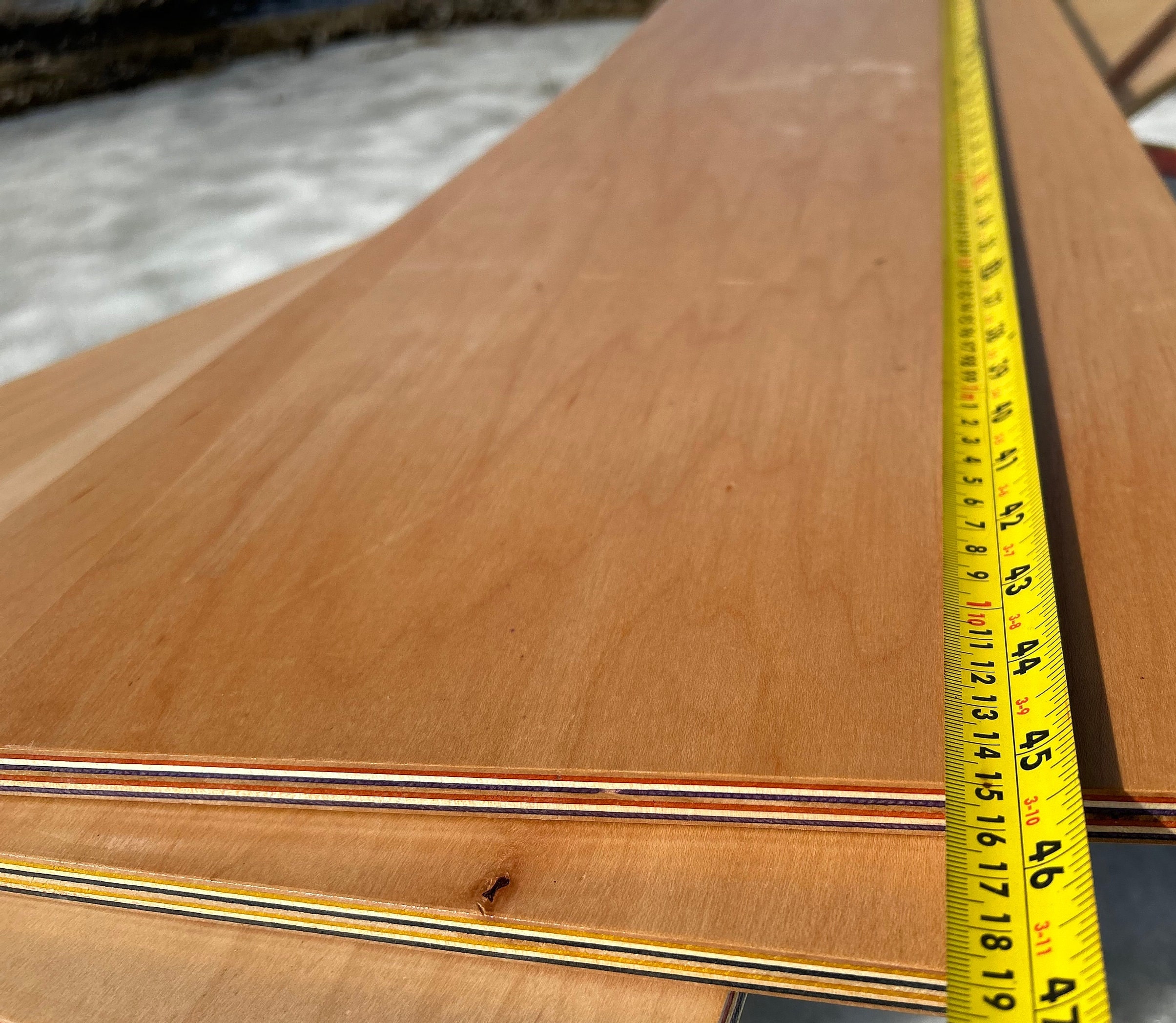 Dyed Maple Plywood Sheet: Various Color Patterns, (45"x11"x0.5") - Etsy