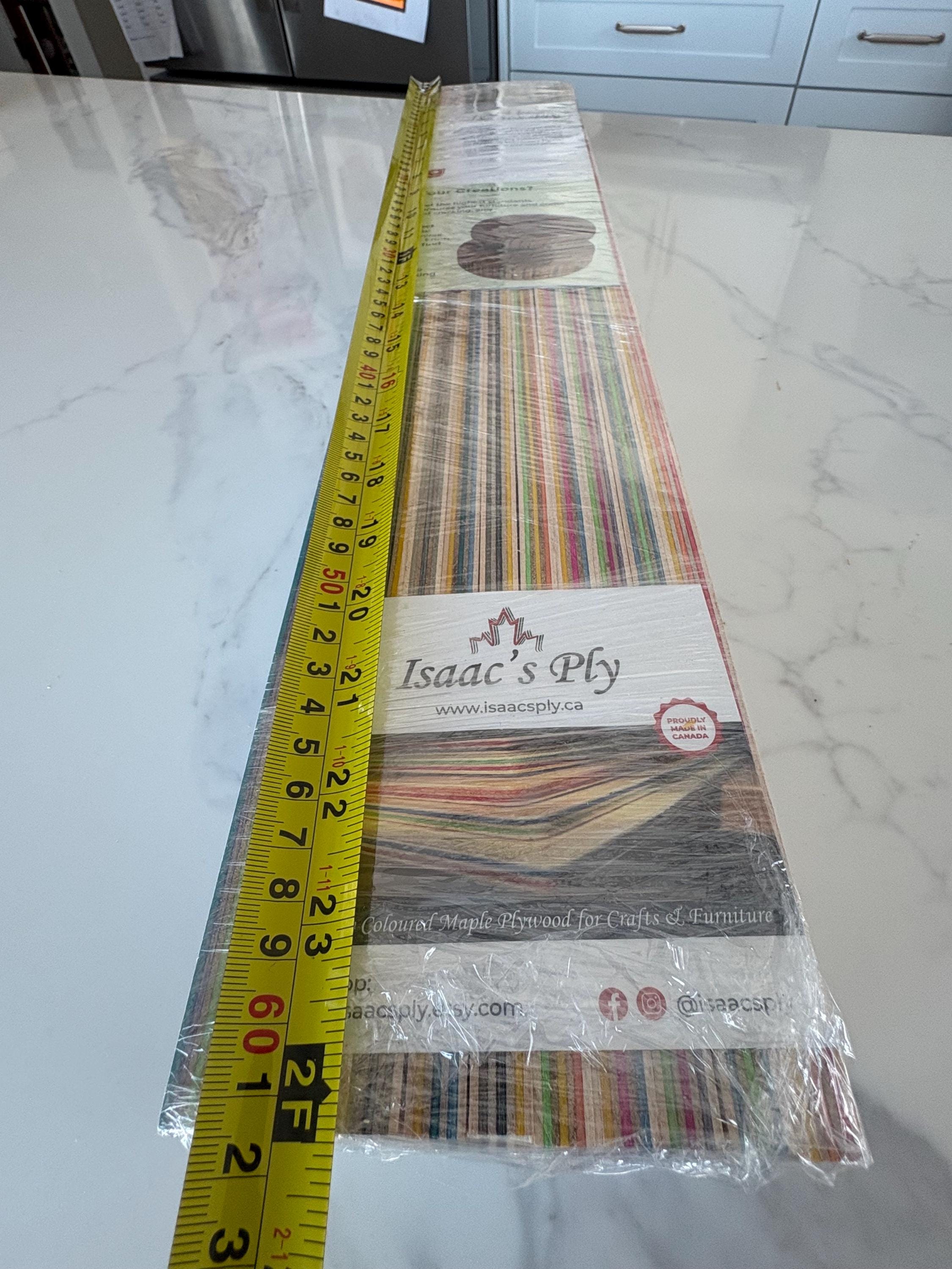Dyed Maple Plywood Strips: 11 Pc - Ply Woodworking Craft Sampler - Etsy