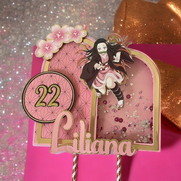 Nezuko Cake Topper - Etsy