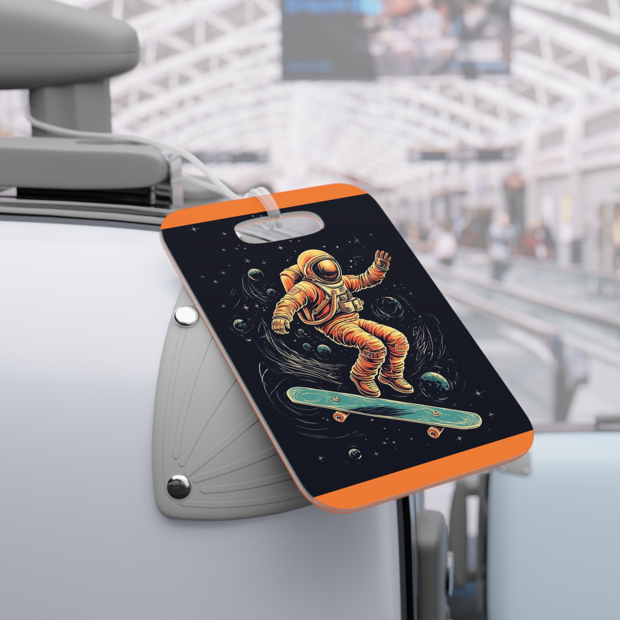 Personalized Luggage Tags, Astronaut Print Bag Tag, Kids ID Bag Tag ...