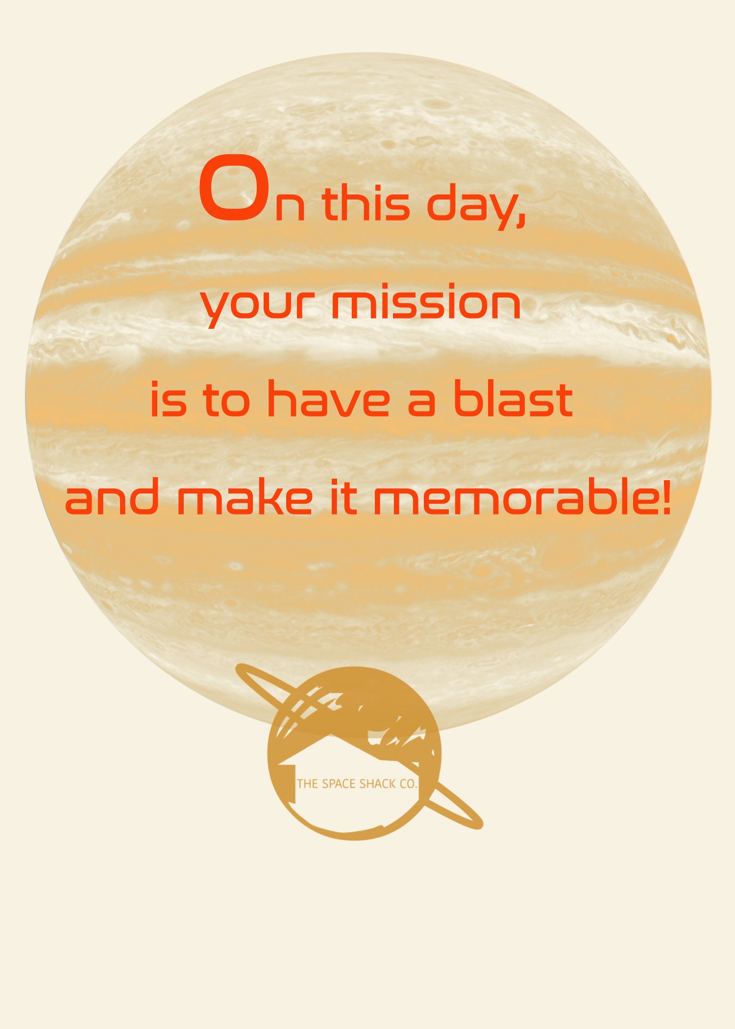 Astronaut Birthday Card for Kids Custom Card Space Cards Instant ...