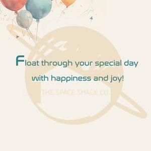 Astronaut Birthday Card for Kids Custom Card Space Cards Instant ...