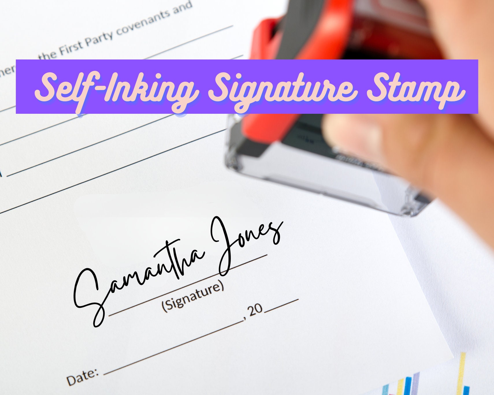 Self-inking Signature Stamp | Customizable Stamp With My Signature ...