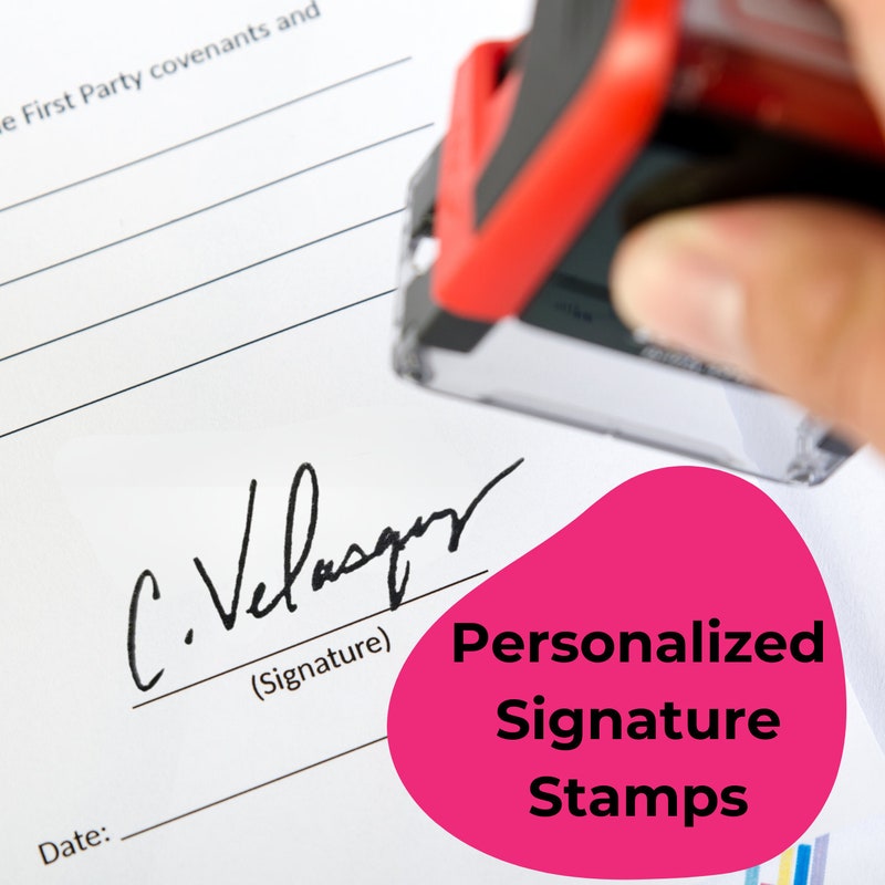 Personalized Signature Stamp - Etsy
