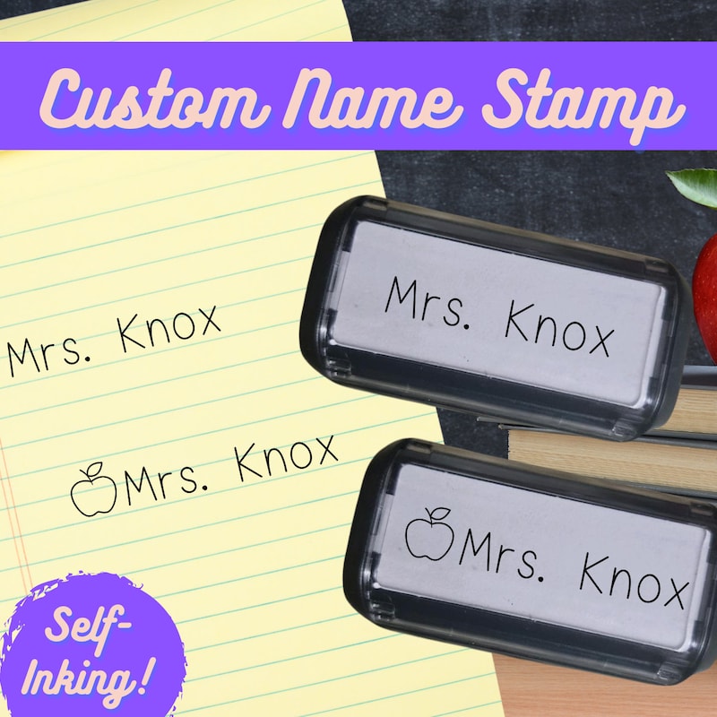 Custom Name Stamps - Etsy