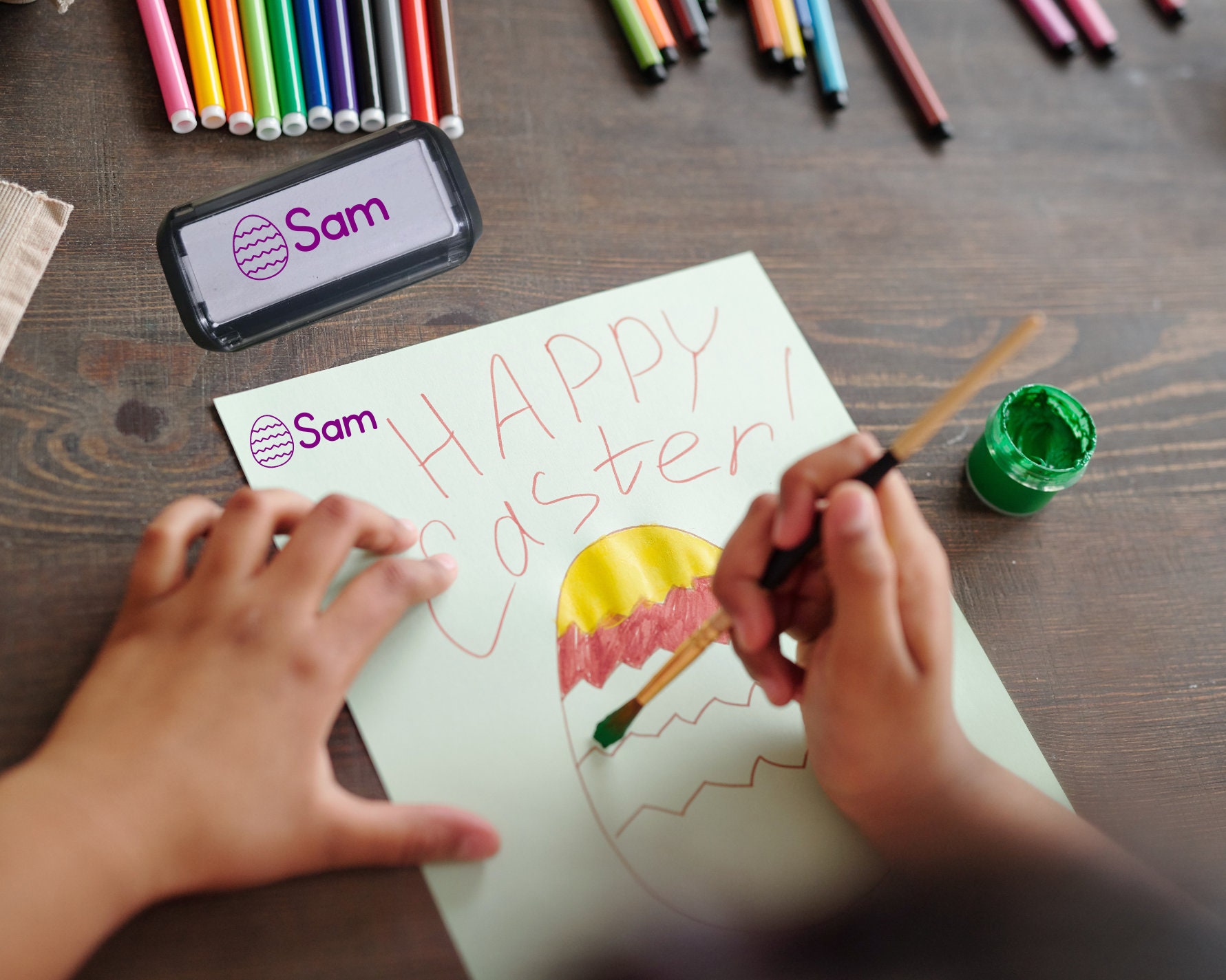 Personalized Kids Name Stamp | Name Stamp for Kids and Children | Stamp ...