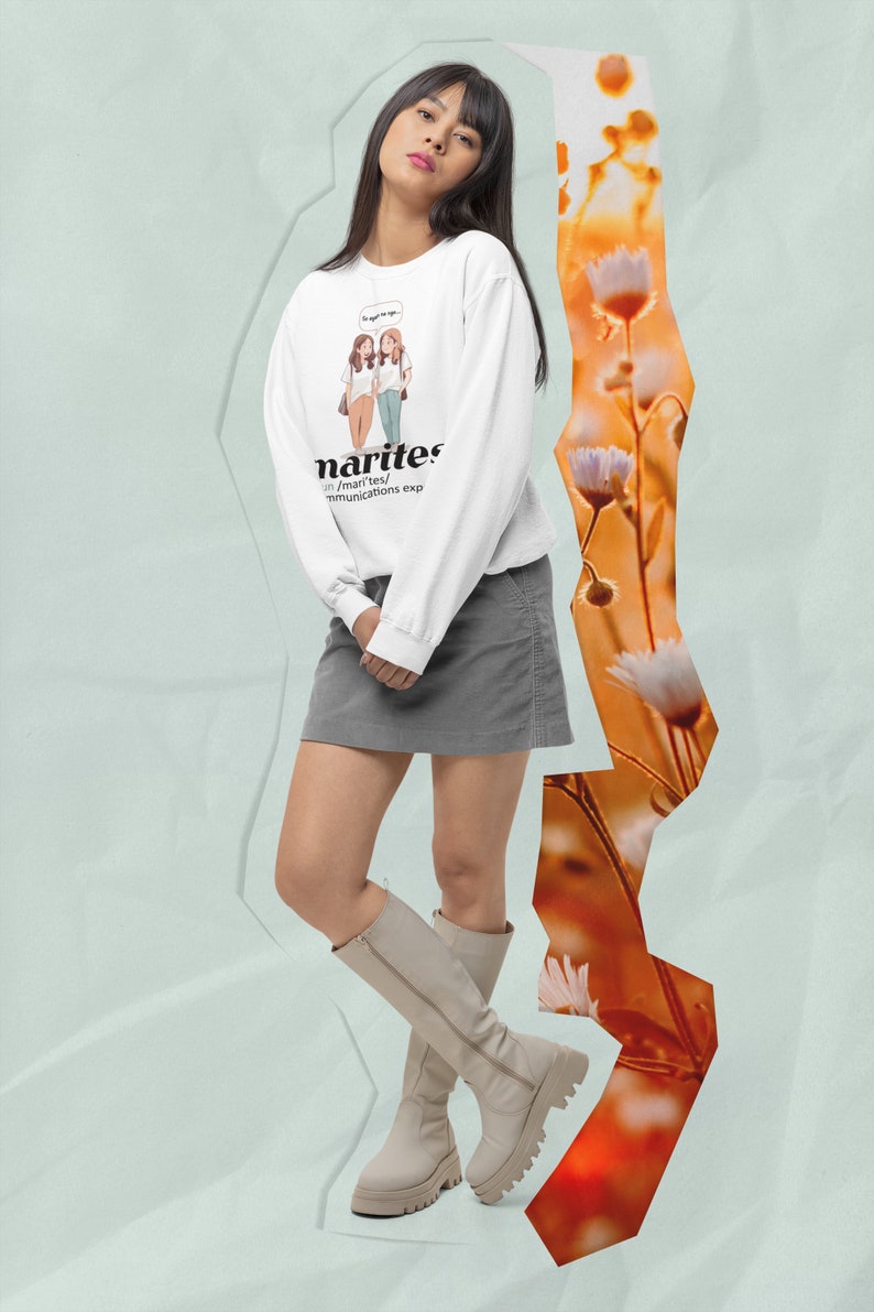 Marites Sweatshirt || Filipino Funny Sweater, Pinoy Humor Sweater ...