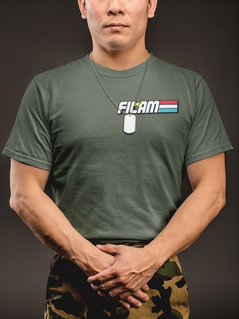 Filam Filipino American Pinoy Pride Tshirt Philippine Tee, G.I. Joe ...