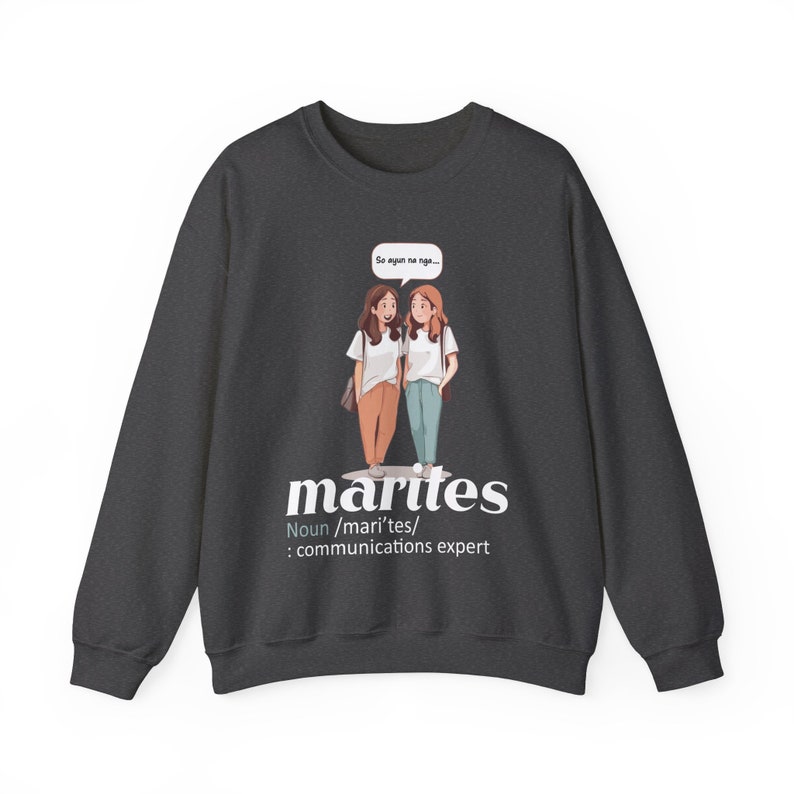 Marites Sweatshirt Filipino Funny Sweater, Pinoy Humor Sweater, Gossip ...
