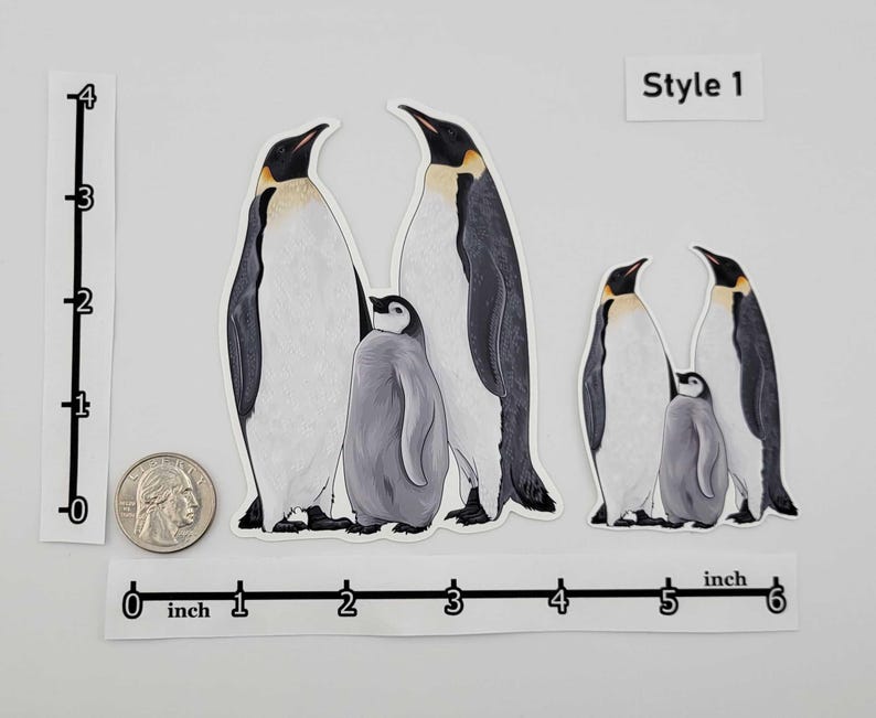 Penguin Sticker Pack – Emperor | African | Macaroni | Chinstrap ...
