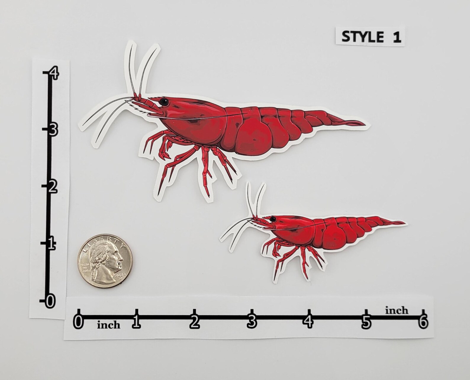 Shrimp Sticker Pack – Set of 6 Vinyl Decals – Bloody Mary | Blue Dream ...